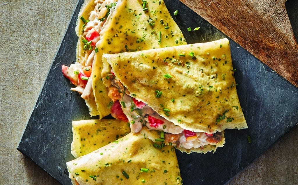 Chicken à la King Crêpes - Valerie Bertinelli