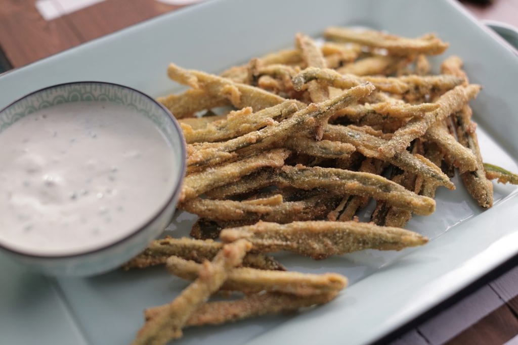Jalapeno Fries with Roasted Garlic Ranch - Valerie Bertinelli